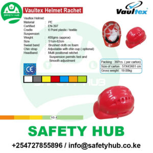Red Vaultex Safety Helmets - PPEs and Work Wear Supplier