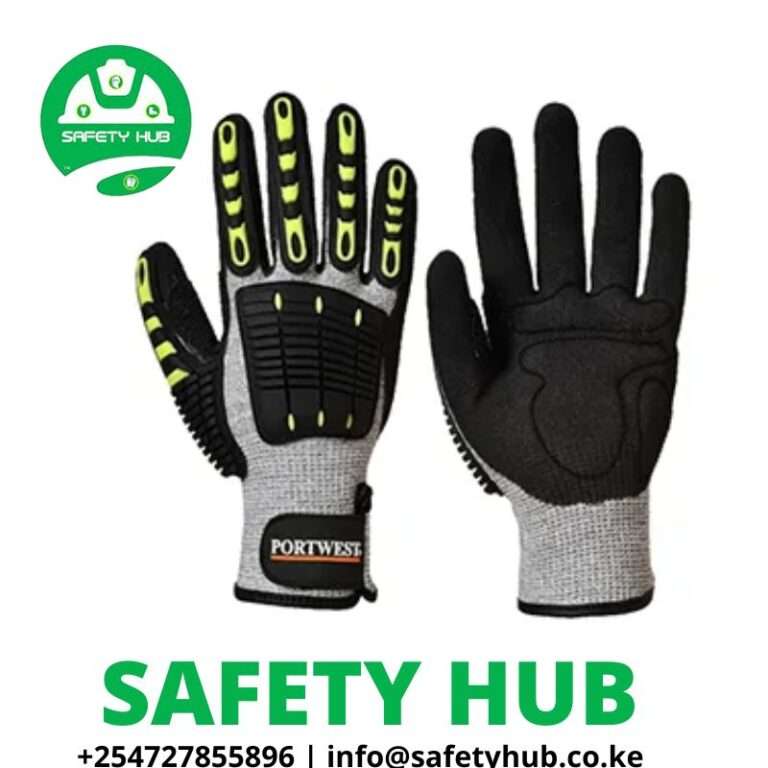 Red PVC gloves, Hand protection - PPEs and Work Wear Supplier
