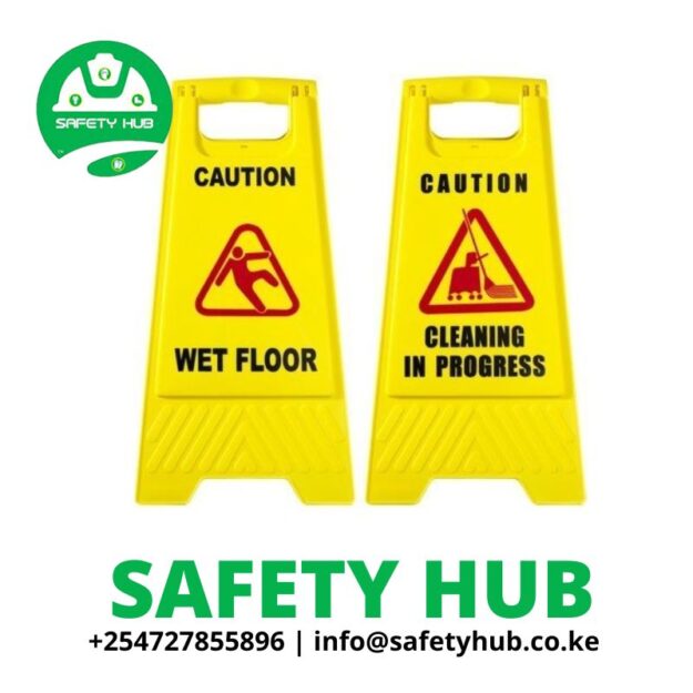 Cleaning in Progress Caution Board - PPEs and Work Wear Supplier